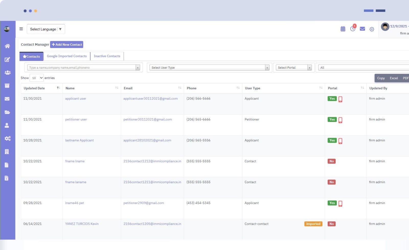 Immigration Software, Immigration Forms Completion and Compliance